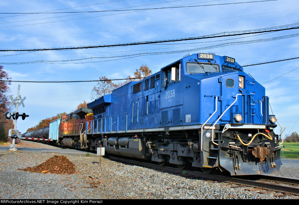 GECX 2038 CSX Train K622 Ethanol Loads
